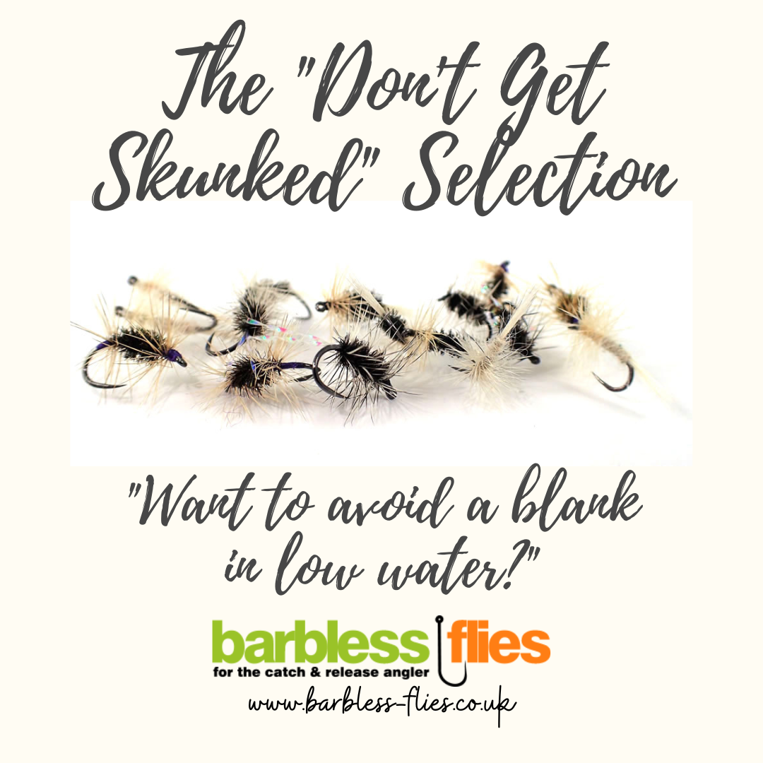 Barbless Flies - "Don't Get Skunked" Selection