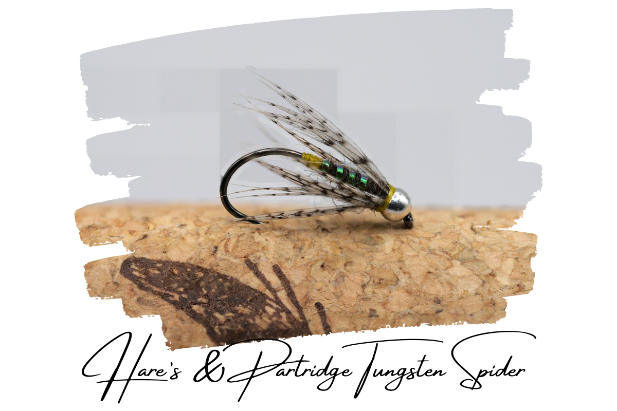 Hare's & Partridge Tungsten Spider – Barbless Flies