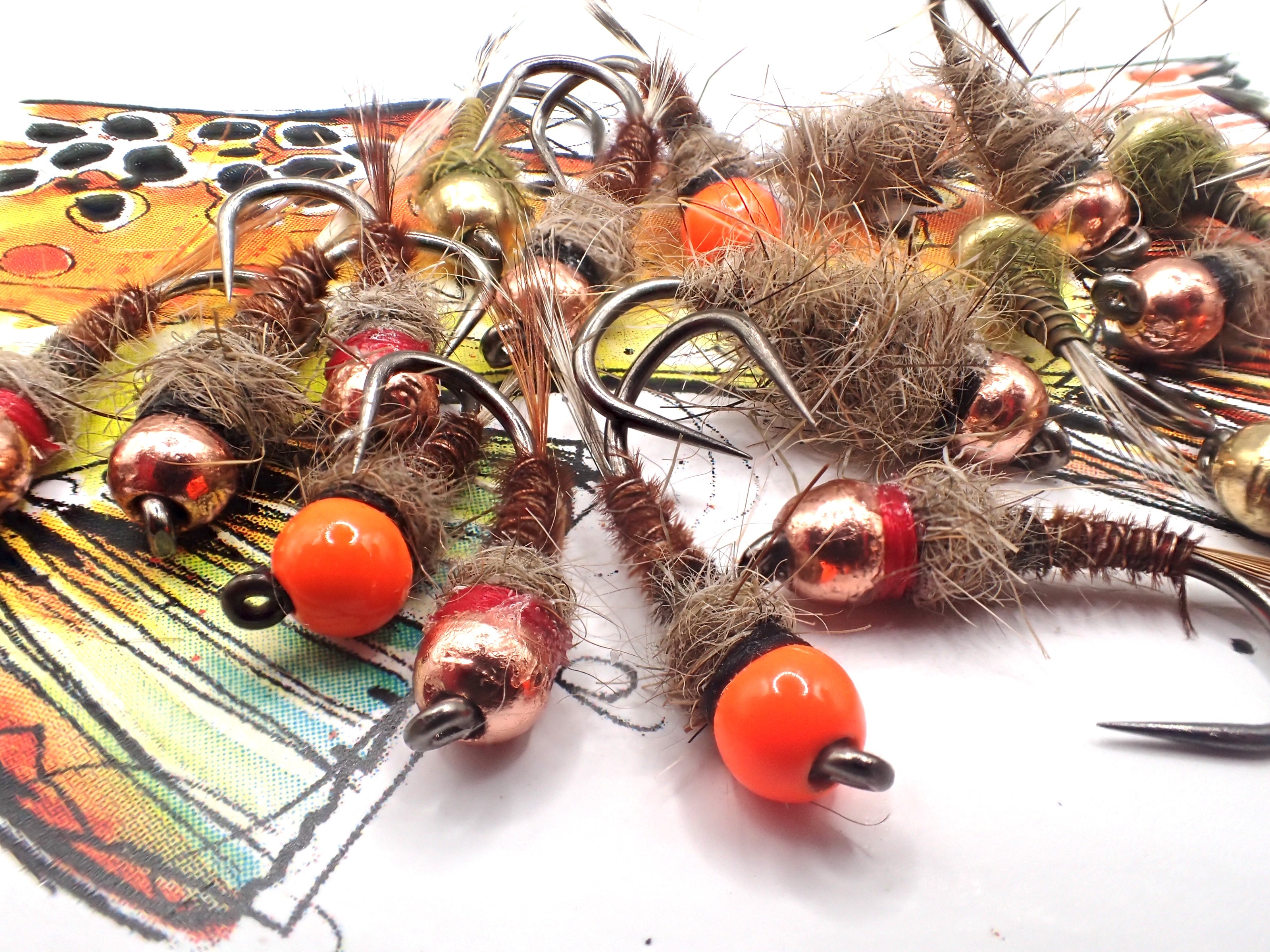 Tungsten Nymphs – Barbless Flies