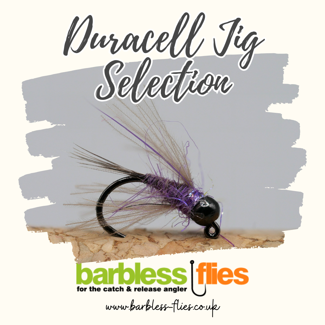 Duracell Jig Selection – Barbless Flies