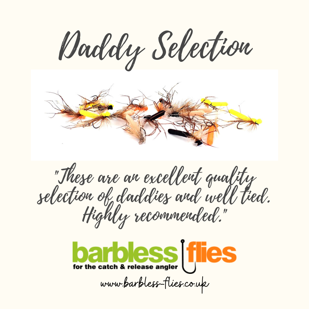 Barbless Flies - Daddy Long Legs Selection