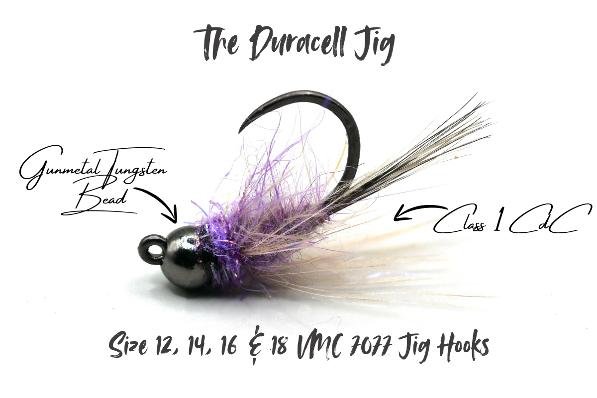 Duracell Jig Selection – Barbless Flies