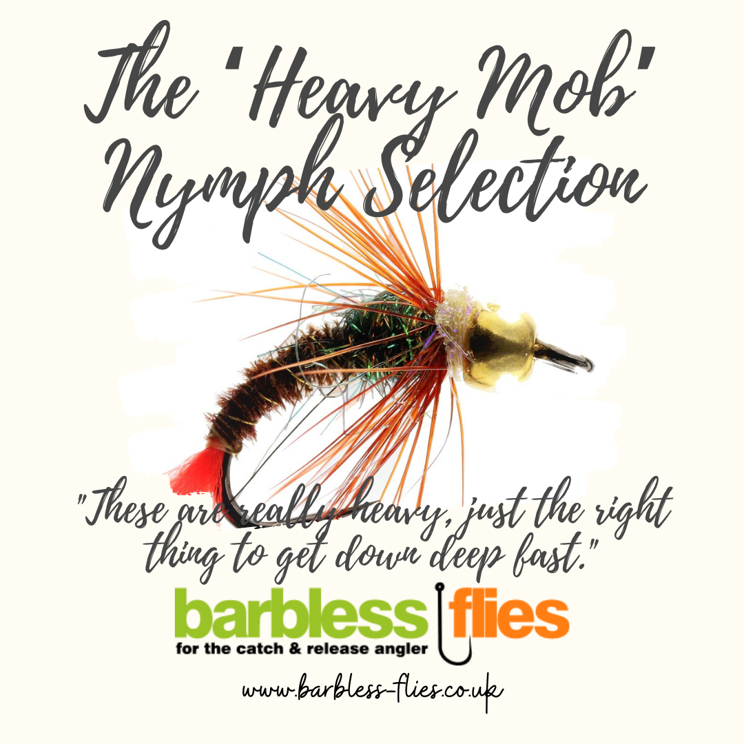 The Artisan 'Heavy Mob' Nymph Selection - from Barbless Flies