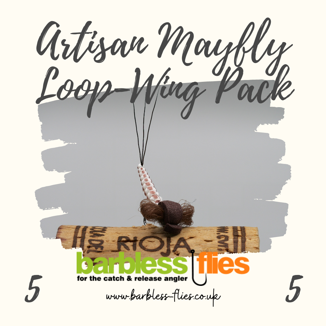 Artisan Mayfly Loop-Wing Emerger - from Barbless Flies