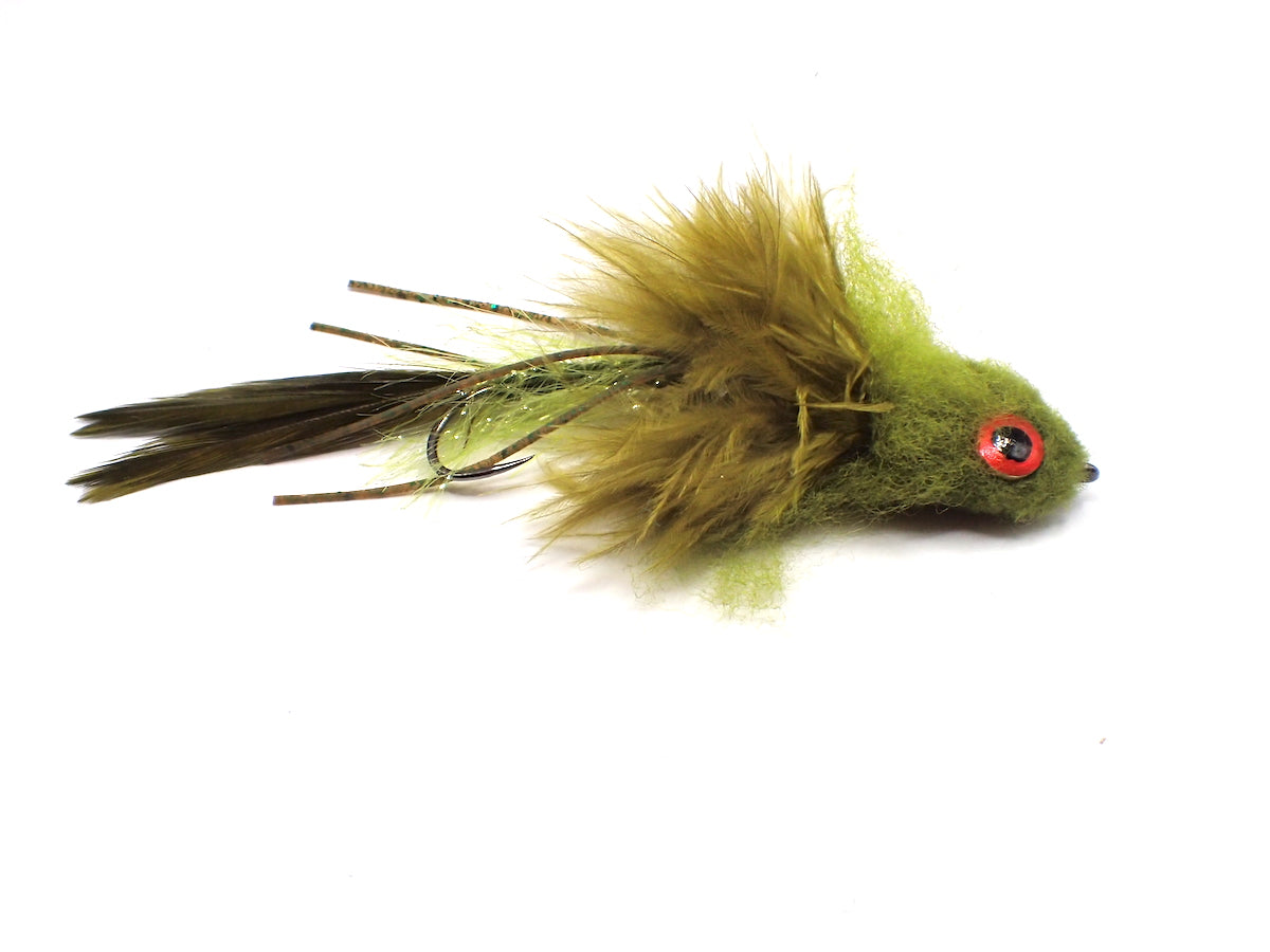 Olive Viking Jig Streamer – Barbless Flies