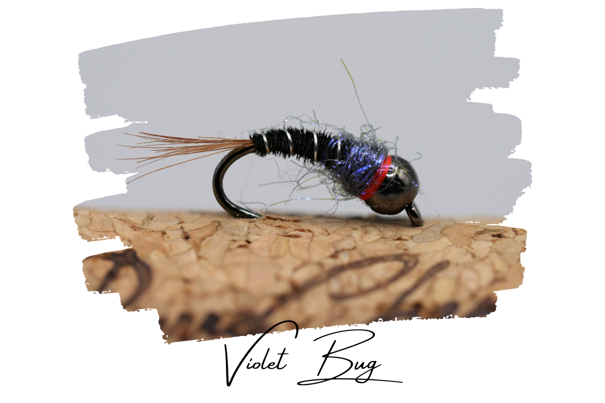 Artisan Violet Bug – Barbless Flies