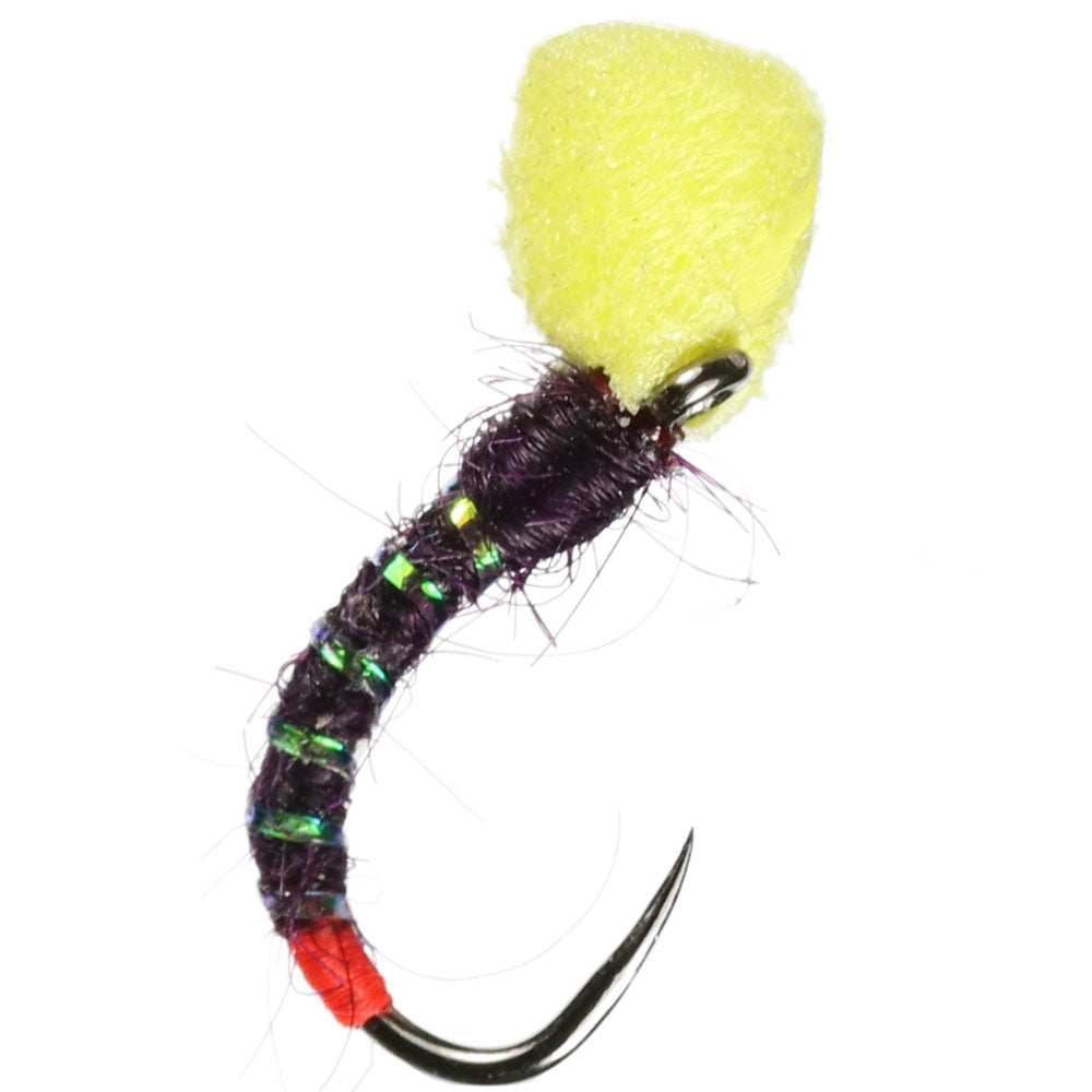 Foam Buzzer - Claret – Barbless Flies